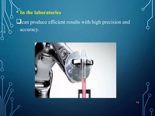 Robotics in pharmaceutical industries | PPTX