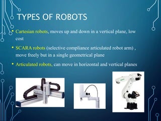 Robotics in pharmaceutical industries | PPTX