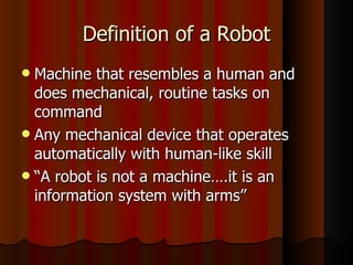 Robotics in surgery by DR.Mahipal reddy | PPT