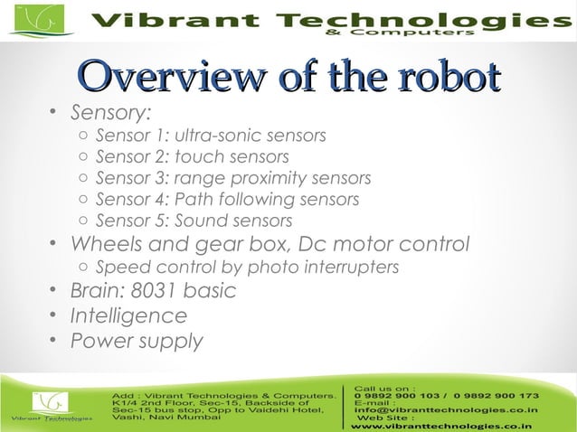 ROBOTICS - Introduction to Robotics Microcontroller | PPT | Digital Audio | Computer Software ...