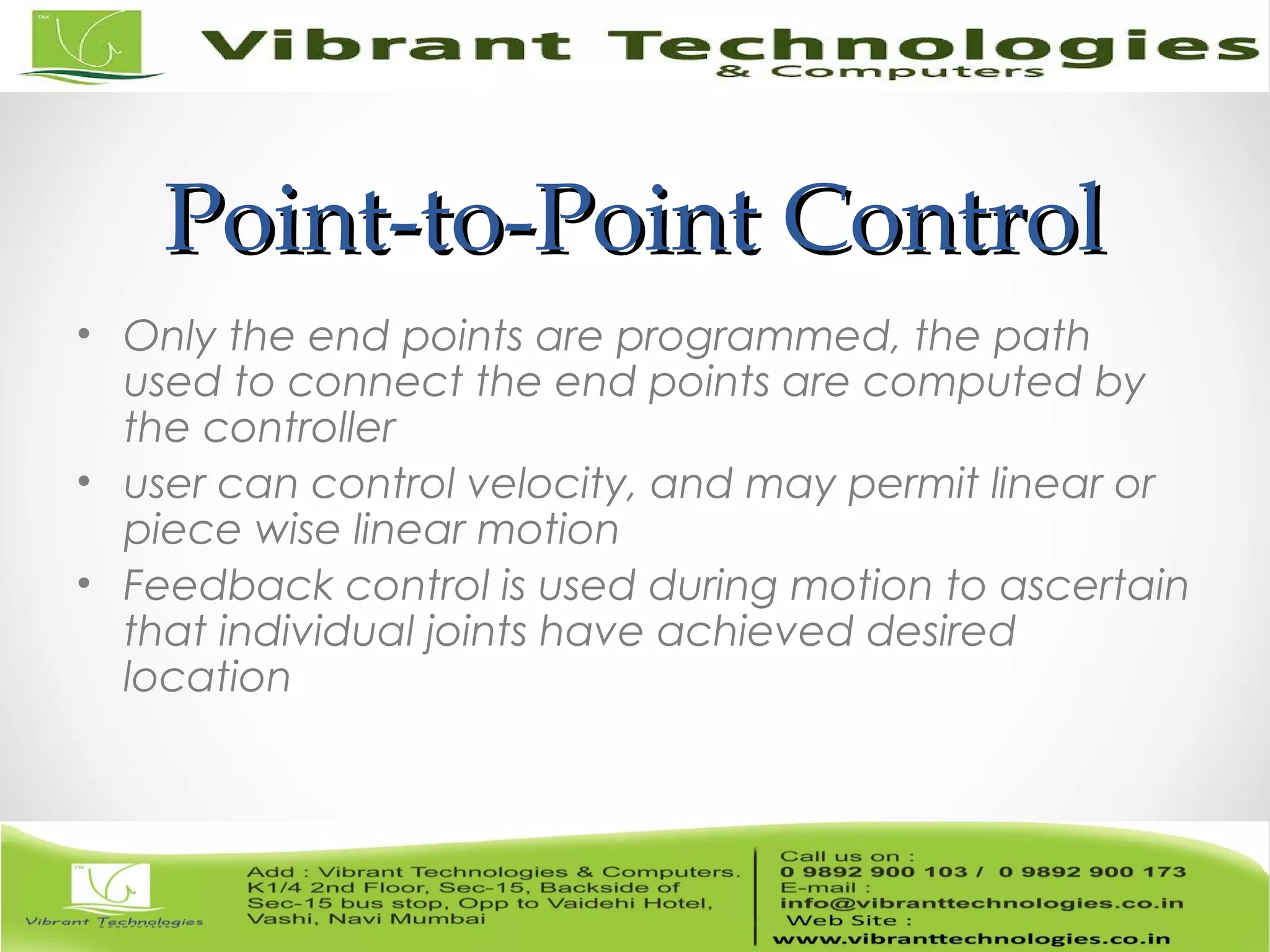 ROBOTIC - Introduction to Robotics | PPT