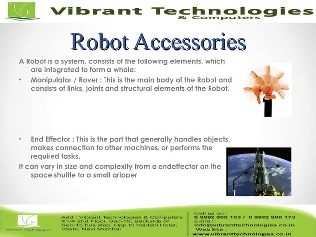 ROBOTIC - Introduction to Robotics | PPT