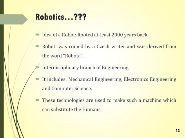Robotics & Embedded IoT System Design [Day-1] | PPT