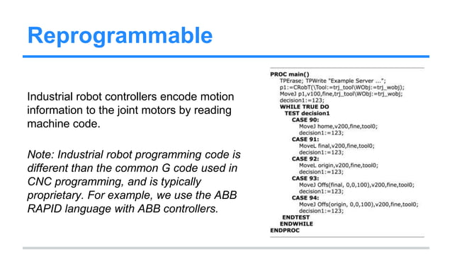 Robotics lecture 01