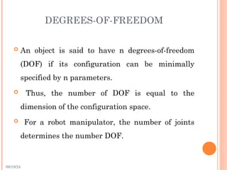 Robotics: Lecture 2 Robotic System- General concepts | PPT