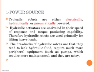 Robotics: Lecture 2 Robotic System- General concepts | PPT