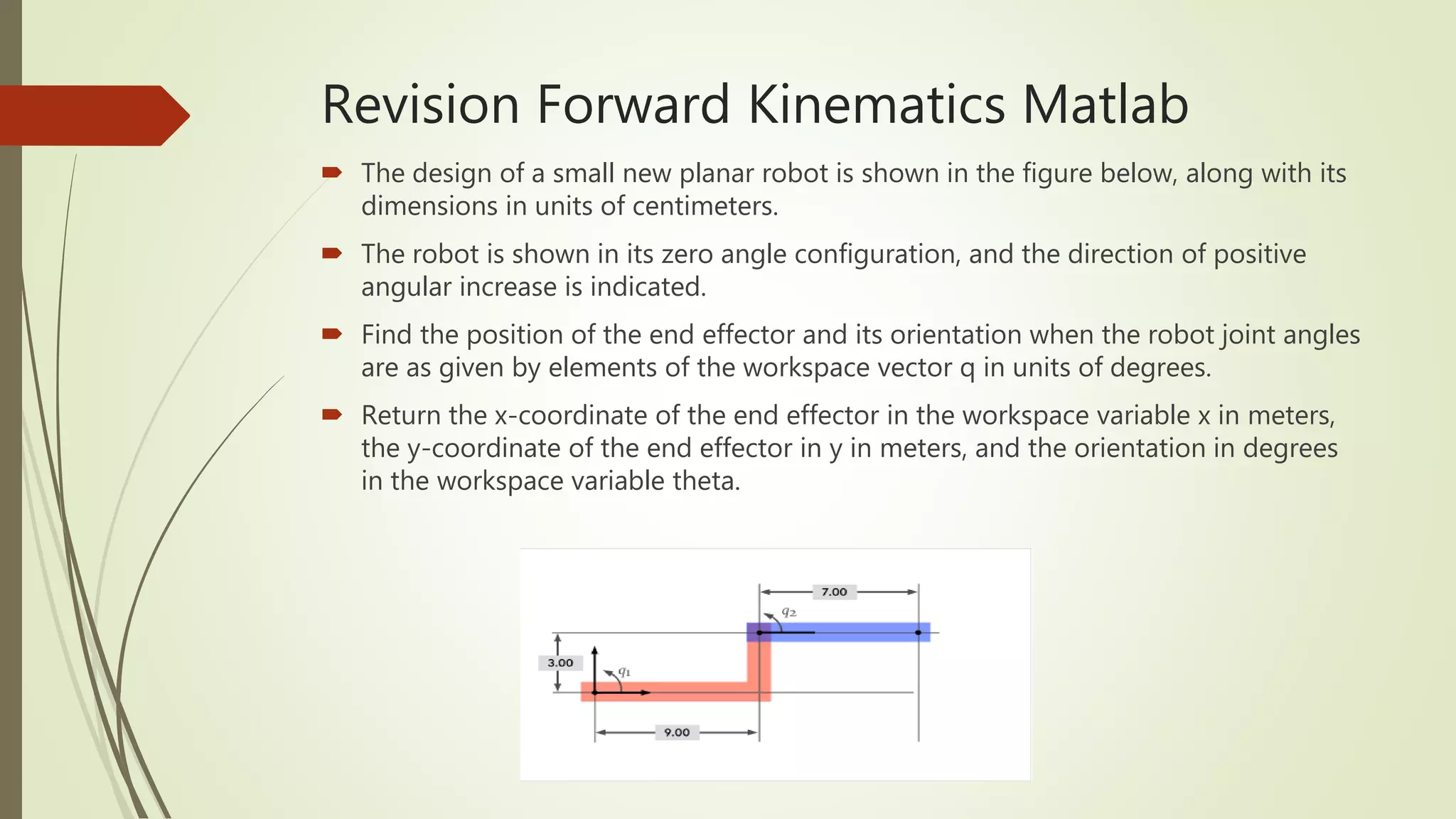 Robotics lecture 3 | PPT