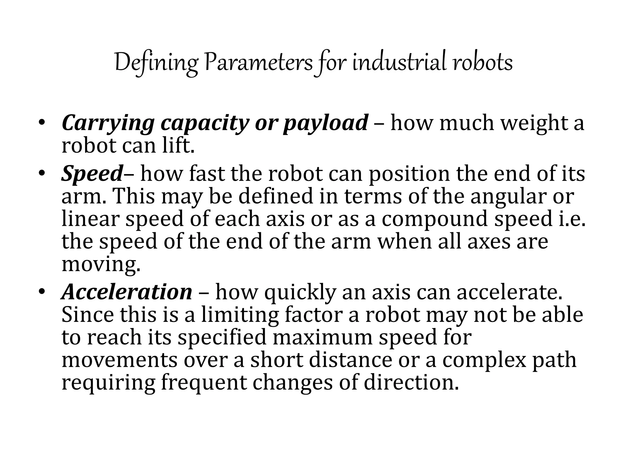Robotics and Automation basic concepts | PPTX | Robotics | Technology ...