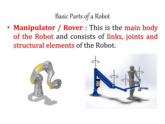 Robotics and Automation basic concepts | PPTX | Robotics | Technology ...