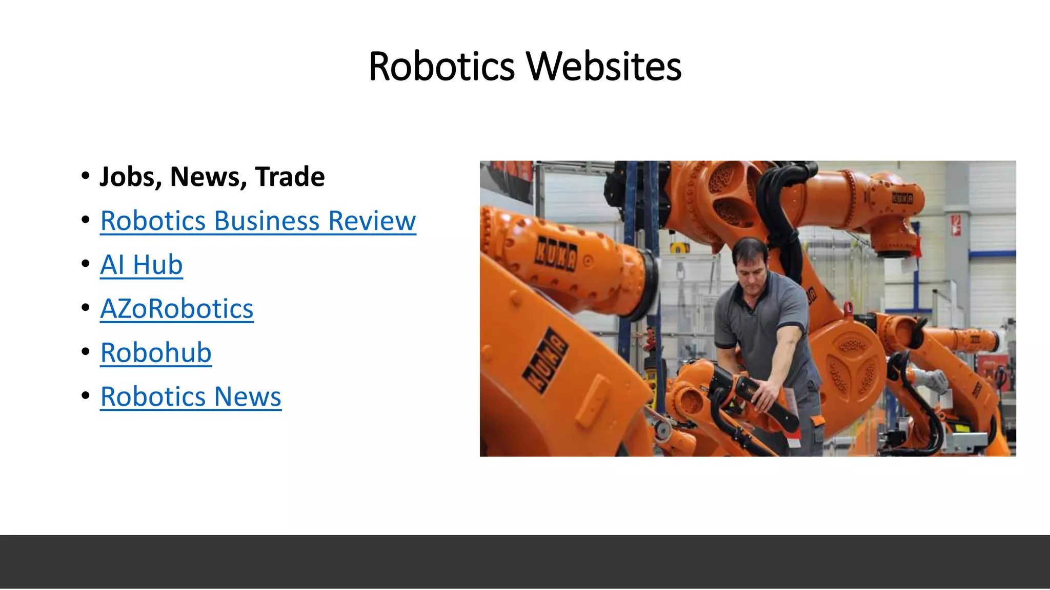 Robotics Overview 2016 | PPT