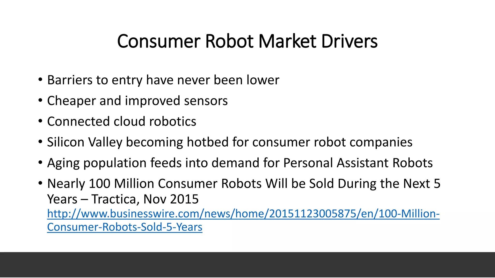 Robotics Overview 2016 | PPT