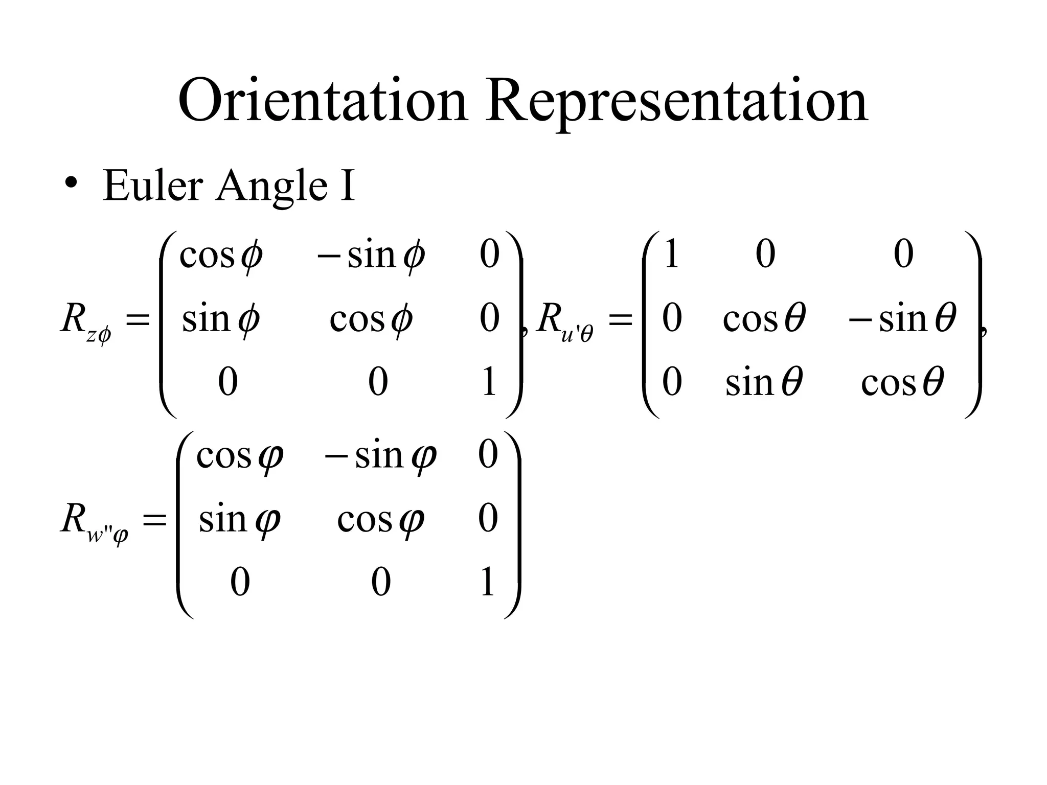 Robotics position and orientation | PPT