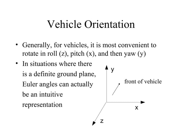 Robotics Position And Orientation Ppt