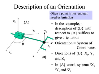 Robotics position and orientation | PPT