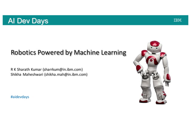 Robotics Powered by Machine Learning | PDF | Robotics | Technology ...