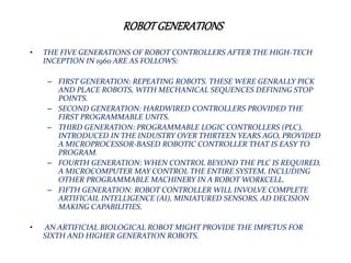 Robotics ppt 1 | PPT