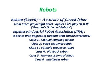 Robotics ppt 1 | PPTX