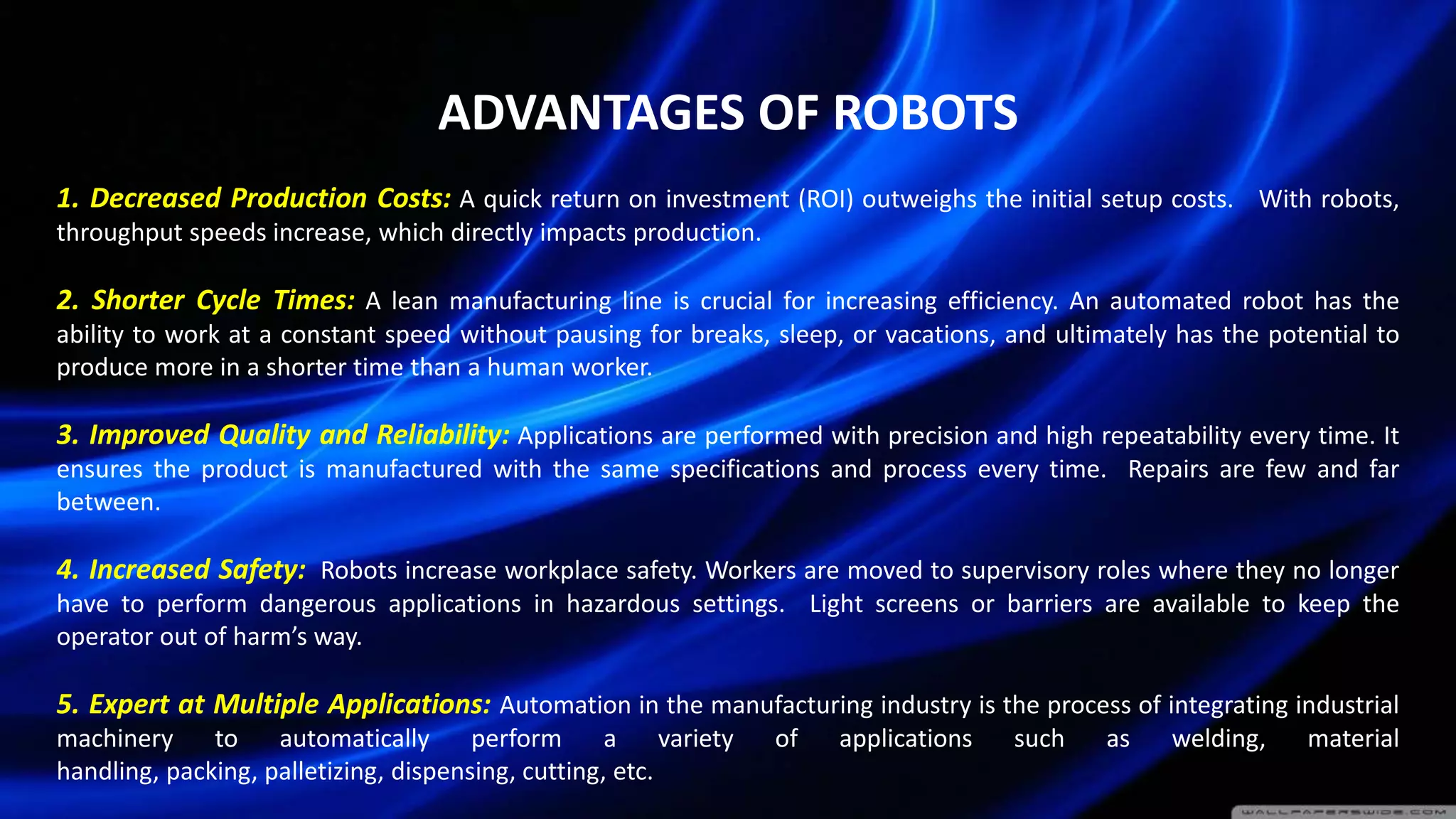 Robotics ppt | PPTX