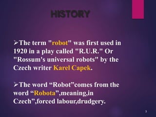 Introduction Of Robotics | PPT
