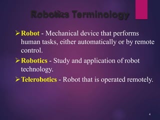 Introduction Of Robotics | PPTX