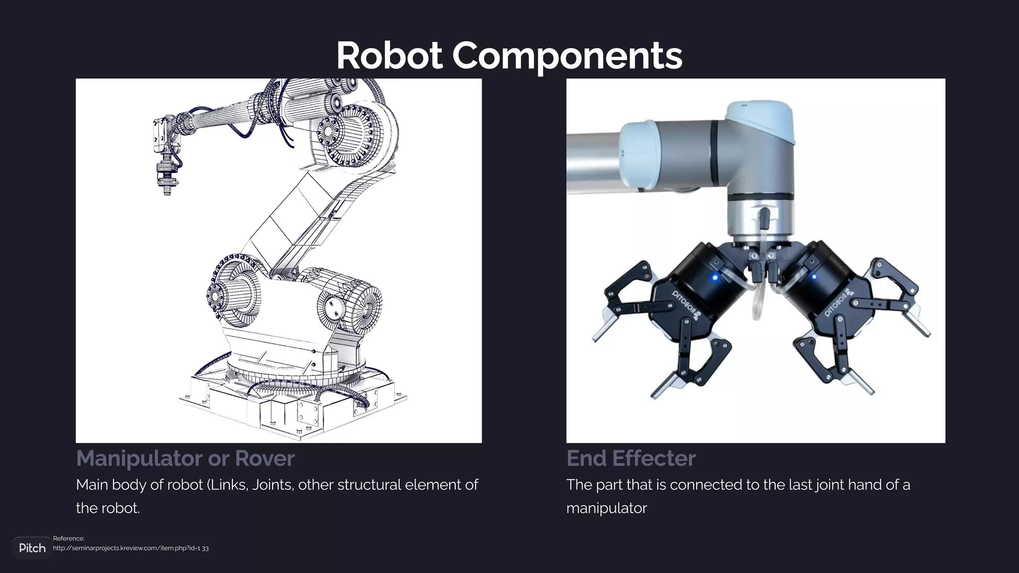 Presentation on Robotics | PDF