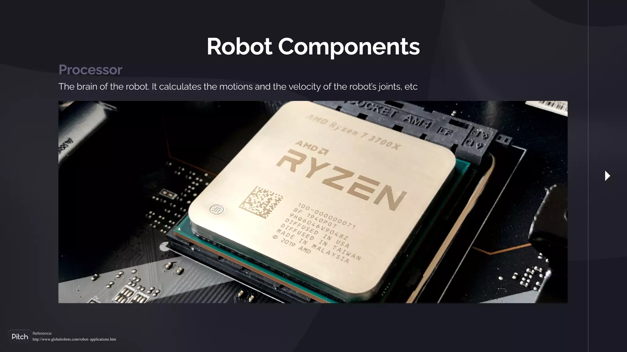 Presentation on Robotics | PDF