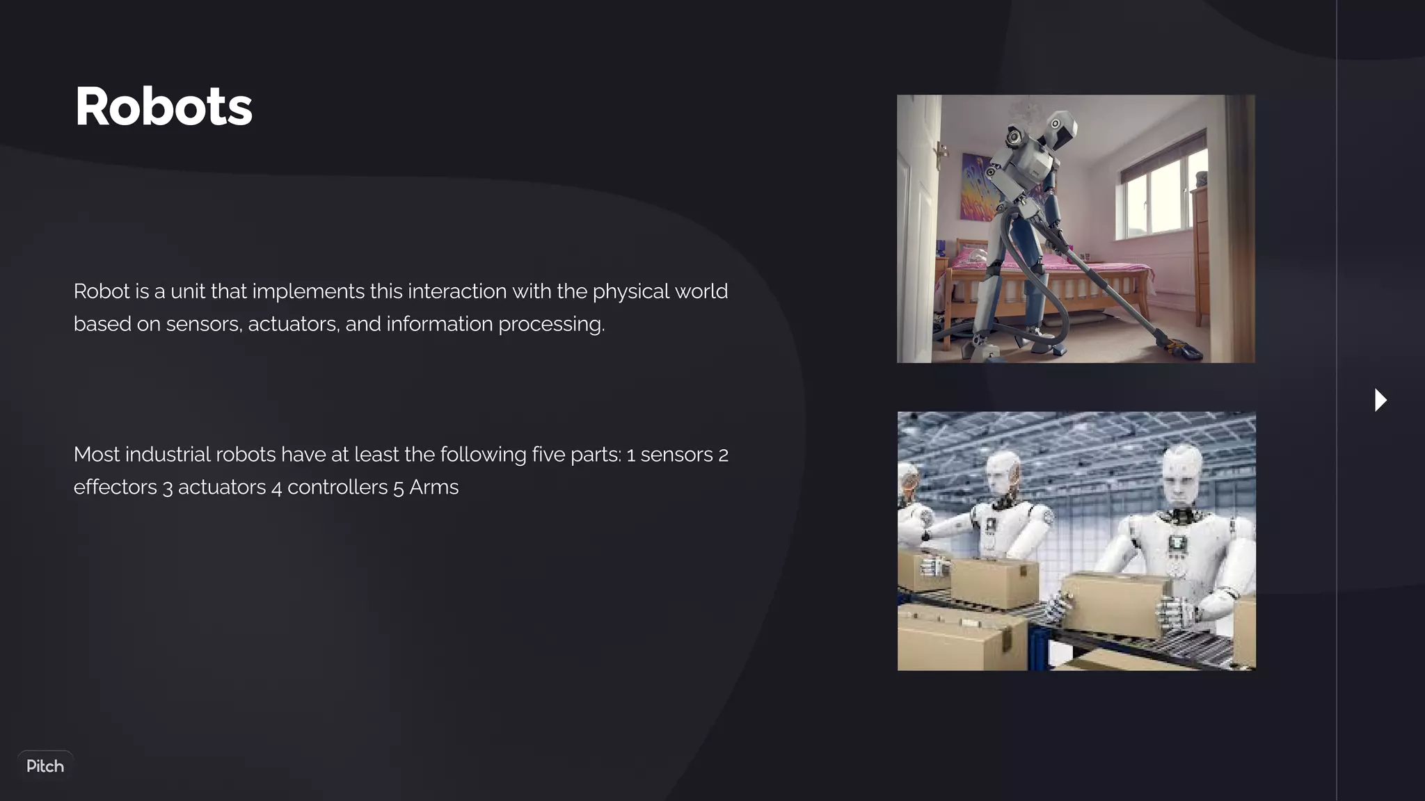 Presentation on Robotics | PDF