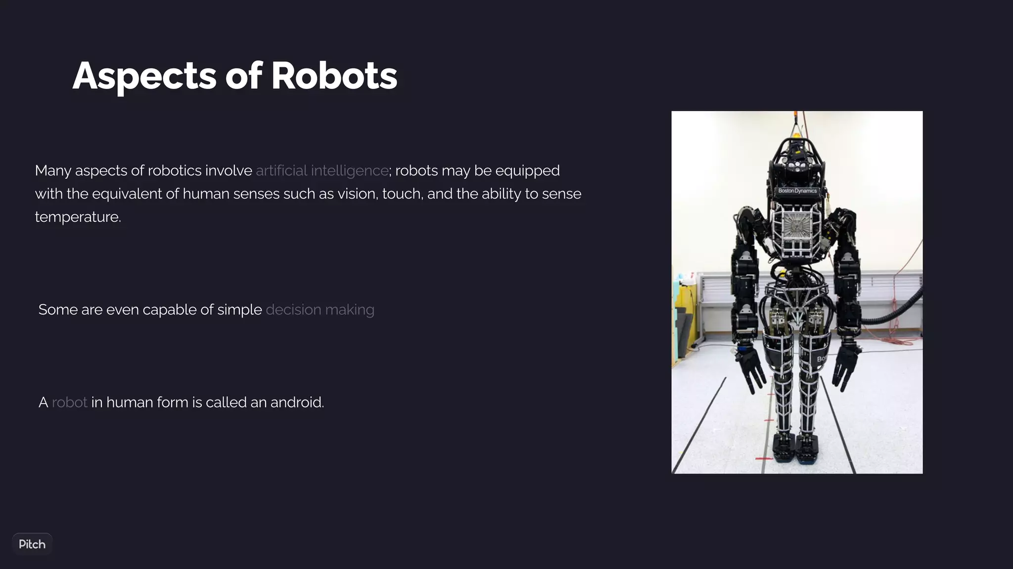 Presentation on Robotics | PDF | Robotics | Technology & Computing
