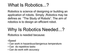 Robotics | PPTX