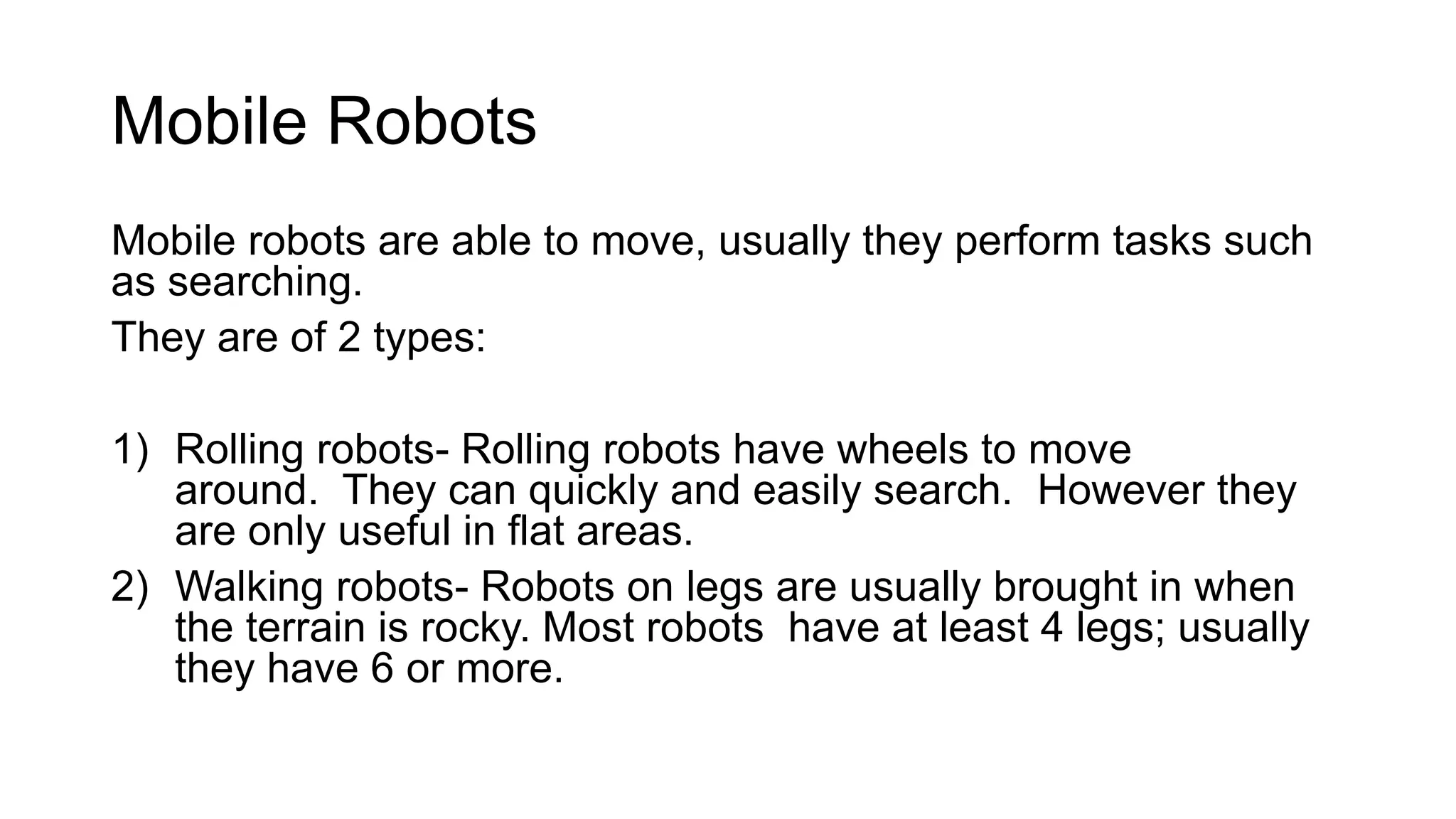 Robotics presentation | PPTX