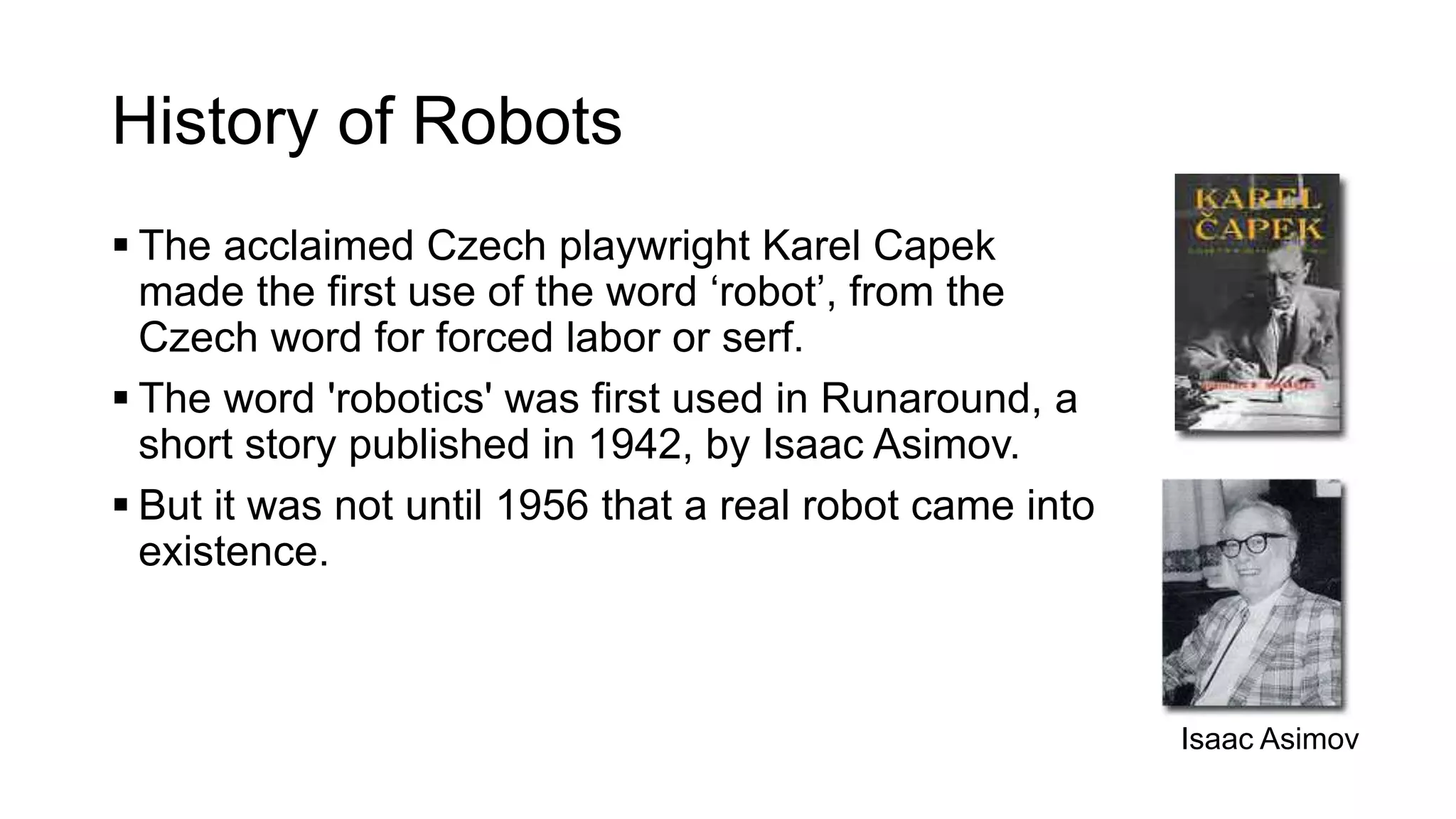 Robotics presentation | PPTX