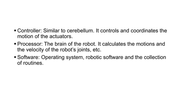Robotics presentation | PPTX