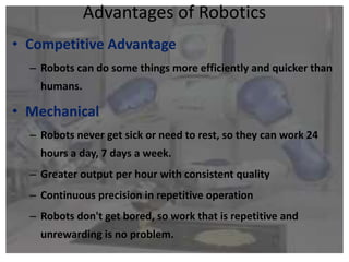 Robotics priya ppt | PPTX
