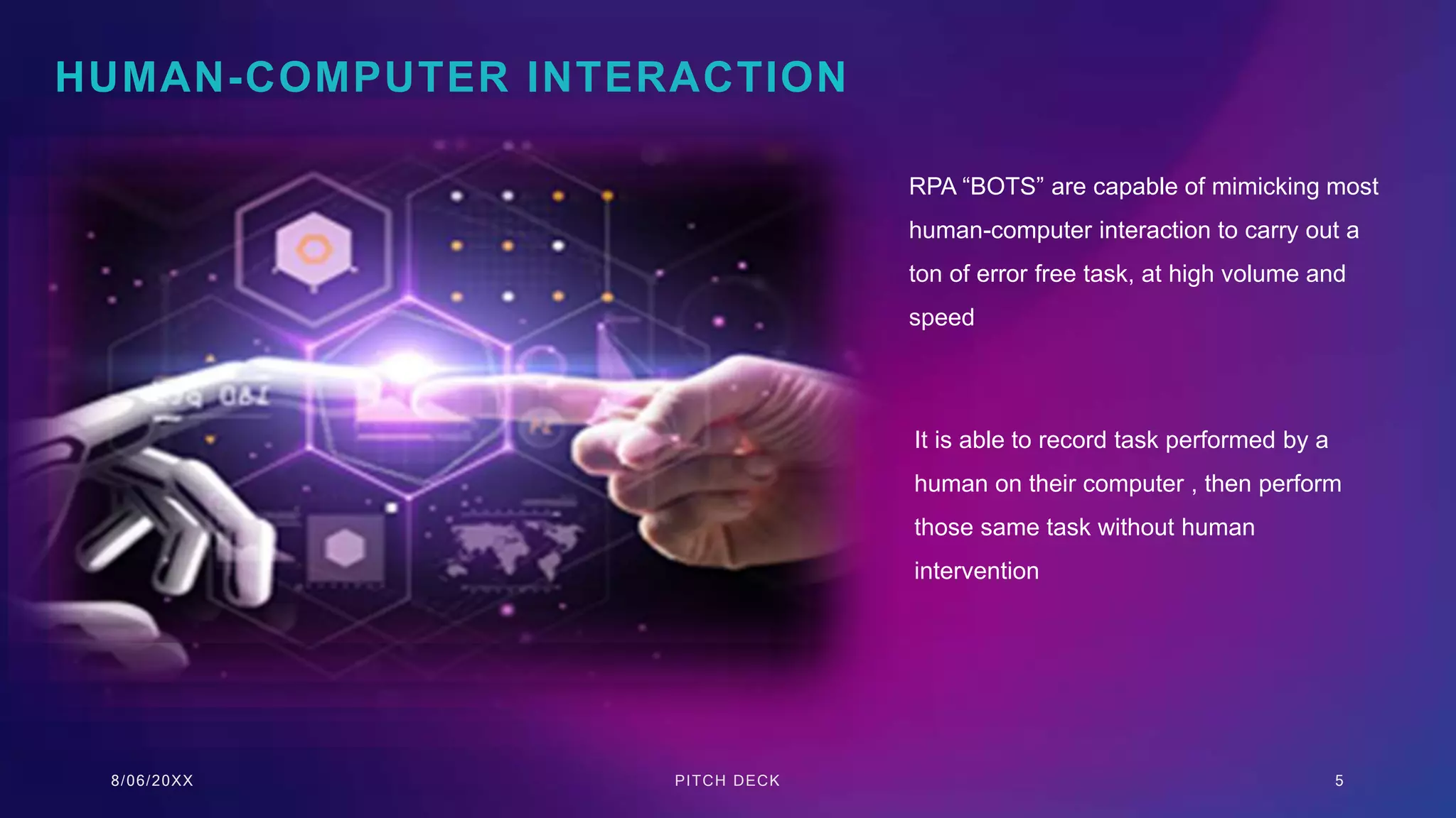 Robotics Process Automationpptx Robotics Technology And Computing