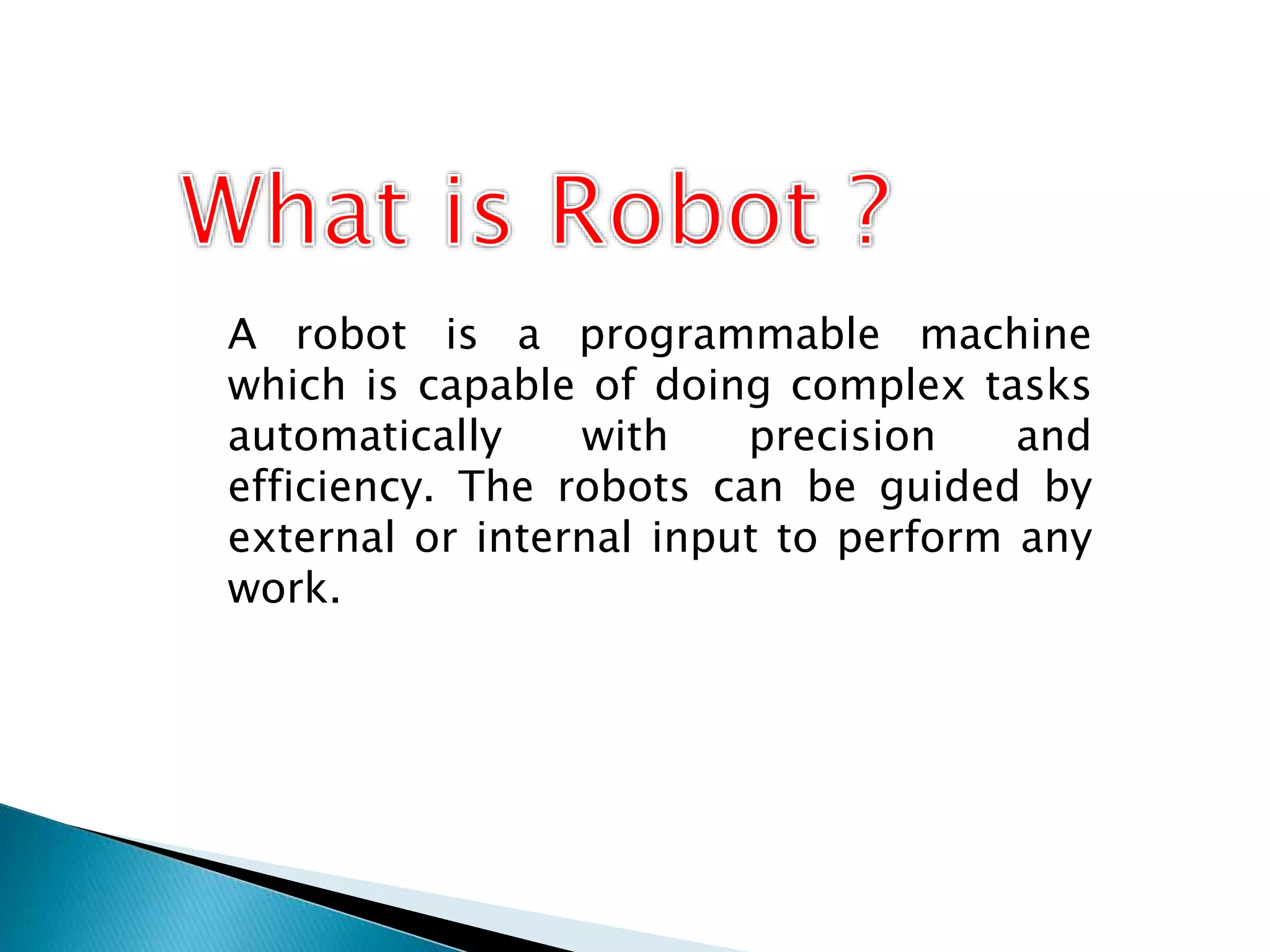 robotics quiz.pptx | Robotics | Technology & Computing