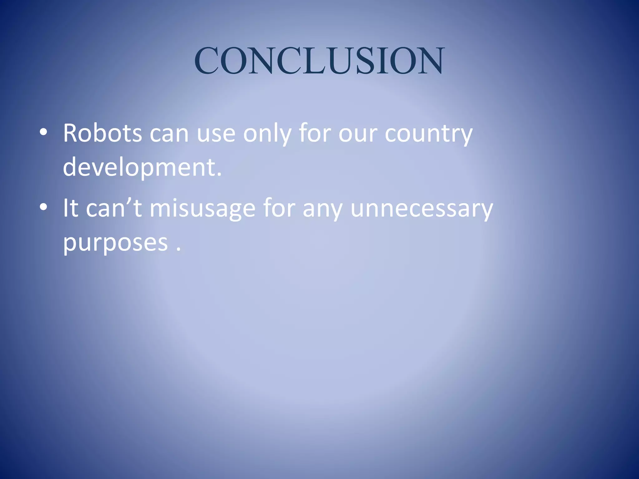 Robotics seminar ppt | PPTX