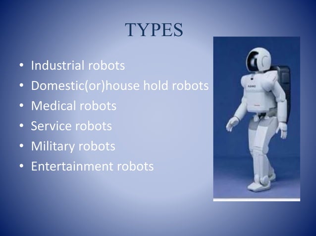 Robotics seminar ppt | PPTX