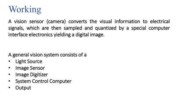 Robotics sensors | PPT