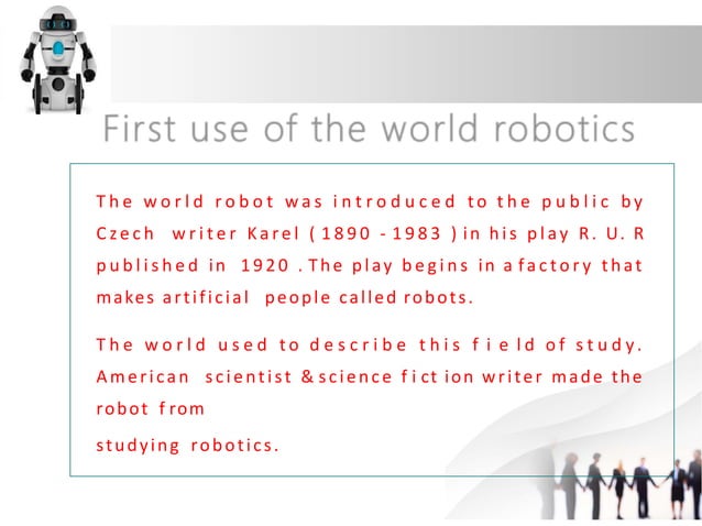 ROBOTICSS PRESENTATION.pdf | Robotics | Technology & Computing