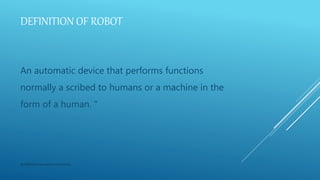 Robotics technology | PPT