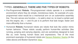 introduction to Robotics (the role of computer science) | PPTX