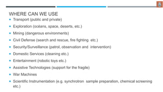 introduction to Robotics (the role of computer science) | PPTX