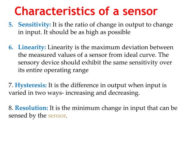 Robotics unit3 sensors | PDF