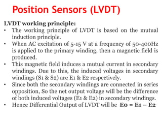 Robotics unit3 sensors | PDF