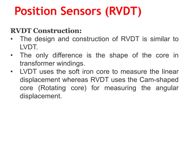 Robotics unit3 sensors | PDF