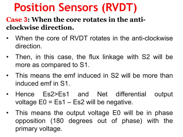 Robotics unit3 sensors | PDF