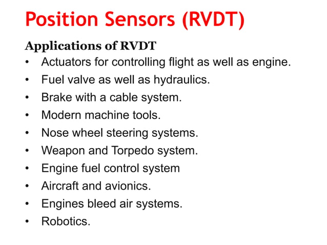 Robotics unit3 sensors | PDF