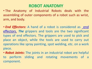 robotica and automation . robotics introduction | PPT