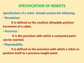 robotica and automation . robotics introduction | PPT