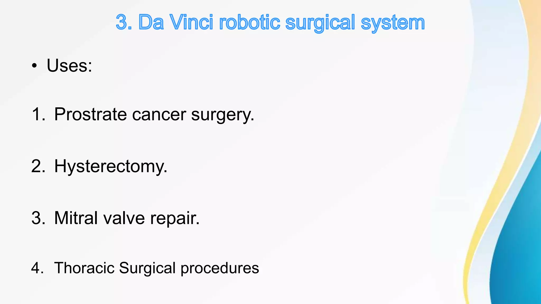 Robotic surgery | PPTX